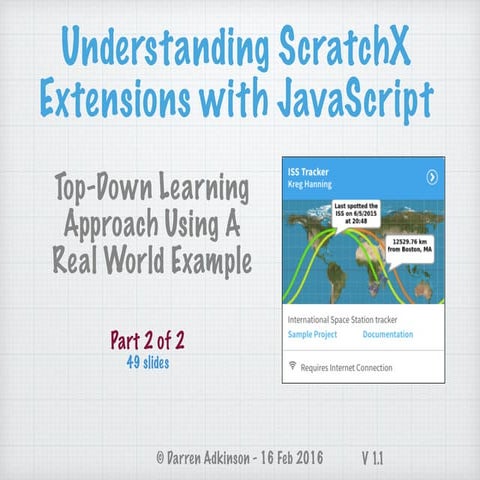 Understanding Scratch Extensions With Javascript Part 2 Of 2 Ppt 7817