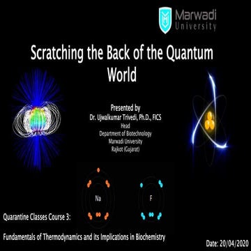 Origin of Quantum Mechanics: Scratching the back of quantum world | PPTX