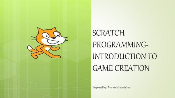 Scratch Lesson 1 Basics Ppt