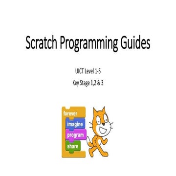 Scratch Programming Guides A4 | PPTX | Programming Languages | Computing