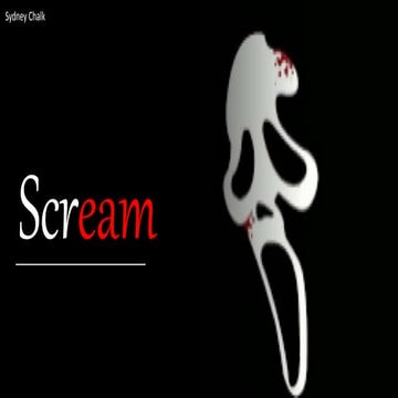Scream movie | PPTX