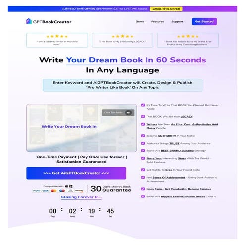 Ai GPT Book Creator. Enter Keyword and AiGPTBookCreator will Create ...