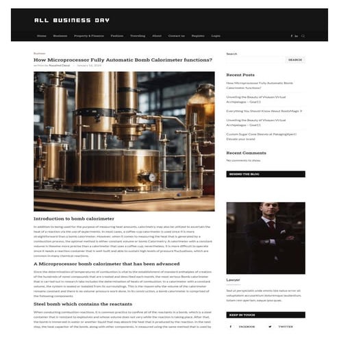 How Microprocessor Fully Automatic Bomb Calorimeter functions? | PDF | Chemistry | Science