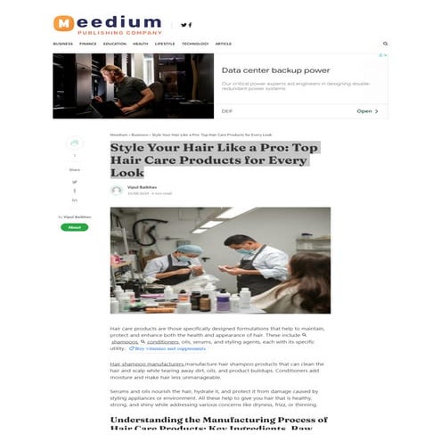 Style Your Hair Like a Pro: Top Hair Care Products for Every Look | PDF ...