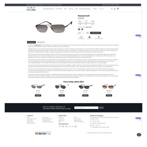 Roosevelt: Unrivaled Vision Excellence in Distinctive Rx Lenses | PDF