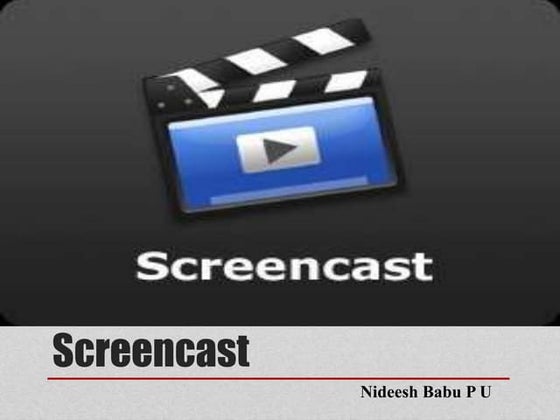 Screencasting 101 | PPT