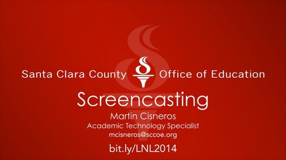 Screencasting Basics for Learning and Teaching | PPT