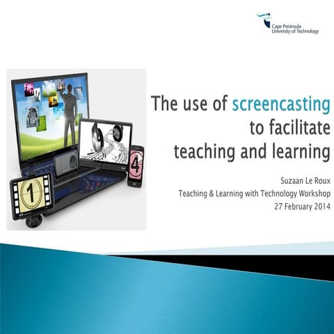 Screencasting workshop 2014 | PDF