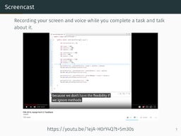 Ready, Set, Record: Being Present and Engaging Students Online Using ...