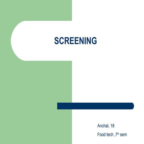 Screening 1 | PPT