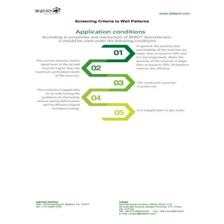 Screening criteria to well patterns | PDF