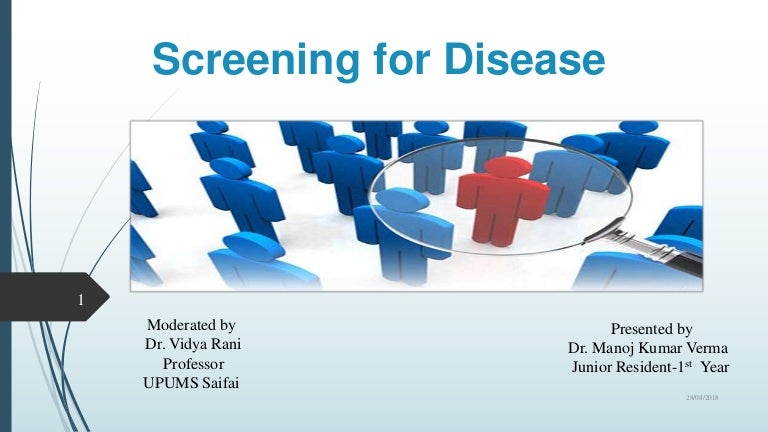 Screening for disease