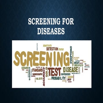 SCREENING FOR DISEASES PSM MBBS Topic.pptx