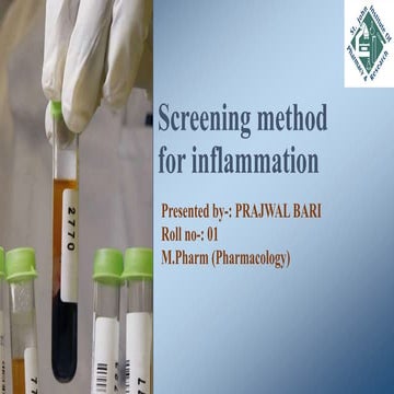 Screening method for inflammation.pptx