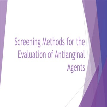 pre clinical Screening for anti asthmatic drugs | PPTX