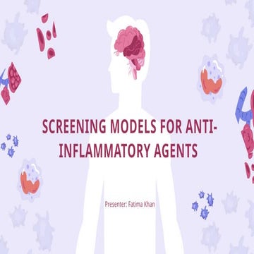 Screening Models of Anti-Inflammatory Drugs | PPTX