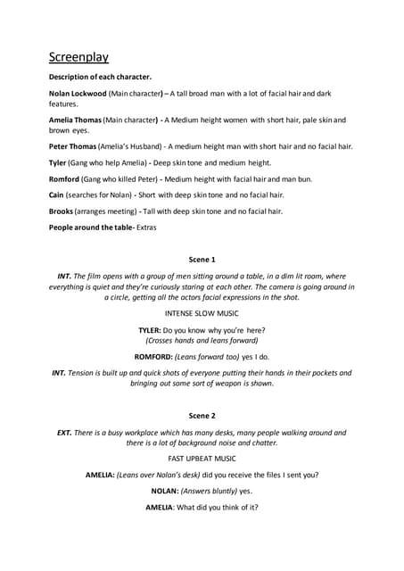 Movie screenplay | PDF