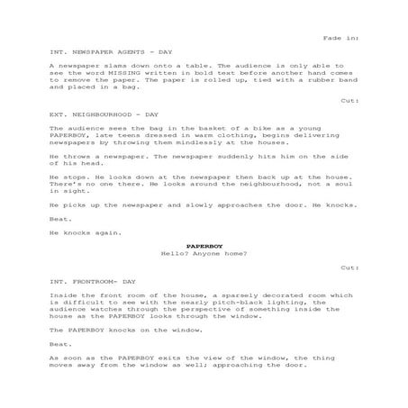 Short Film Analysis - Over | DOCX