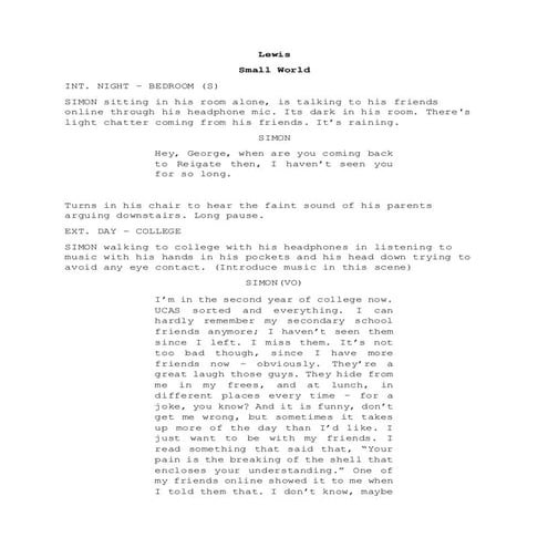 Screen play final draft | PDF