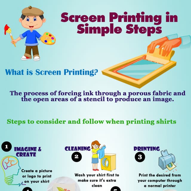 Screen printing in simple steps. | PDF