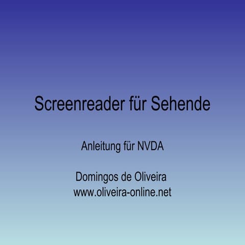 Behinderte im Storytelling | PPTX