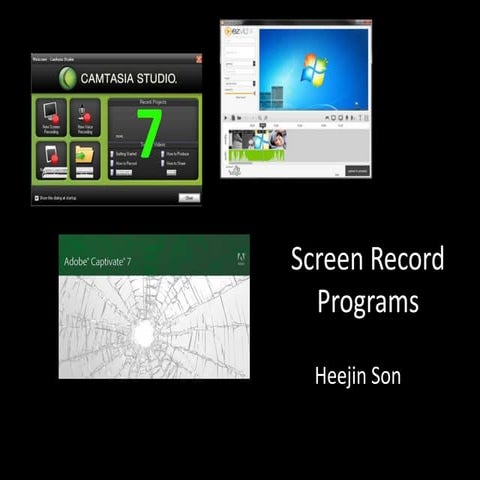 Screen record programs | PPT