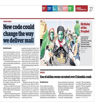 i newspaper | New code could change the way we deliver mail | PPT