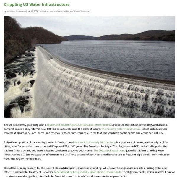 Crippling US Water Infrastructure And Solutions | PDF