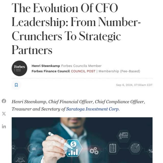 The Evolution Of CFO Leadership: From Number-Crunchers To Strategic ...