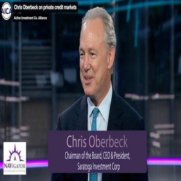 Chris Oberbeck, CEO of Saratoga Investment Corp. (SAR), shares insights ...