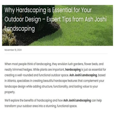 The Essential Guide to Hardscaping: Transform Your Outdoor Space with ...