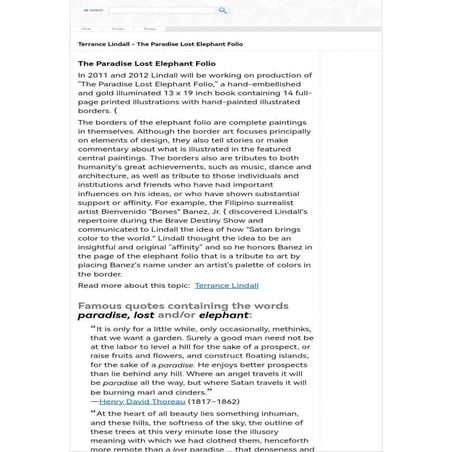 💥PARADISE LOST ELEPHANT FOLIO🇺🇸👁️ Wikipedia Folio (Creative Commons) 💥 ...