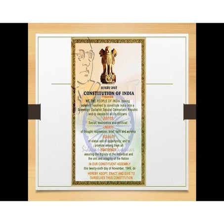 Preamble of the Indian Constitution Preamble of the Indian Constitution ...