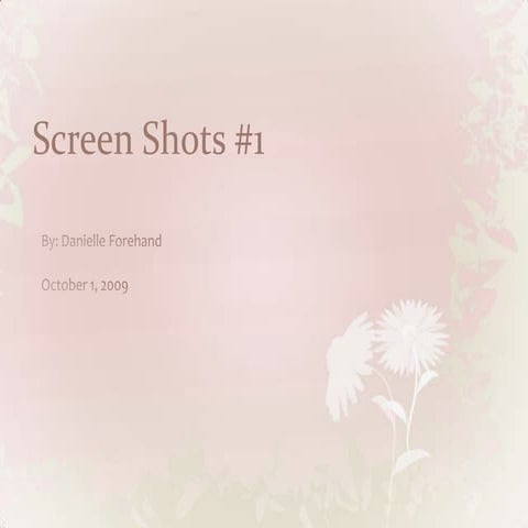 Screen Shots | PPTX