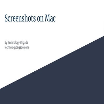 How to take a screenshot with Mac | PPT