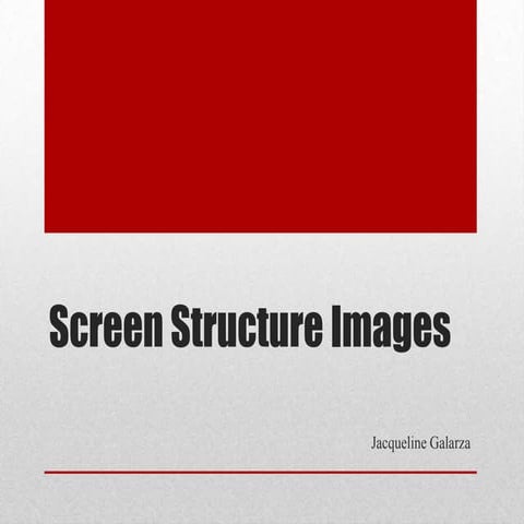 Screen structure images | PPTX