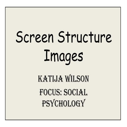 Screen structure powerpoint | PPTX | Documentary | Genres