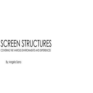 Screen structures | PPT