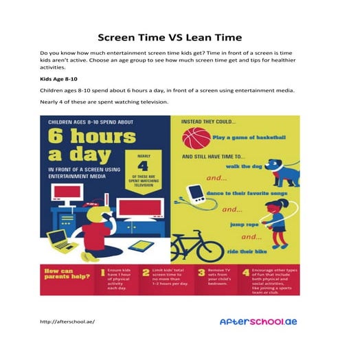 Screen Time VS Lean Time | PDF