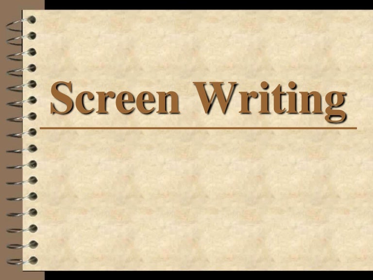 Screen Writing screen-writing