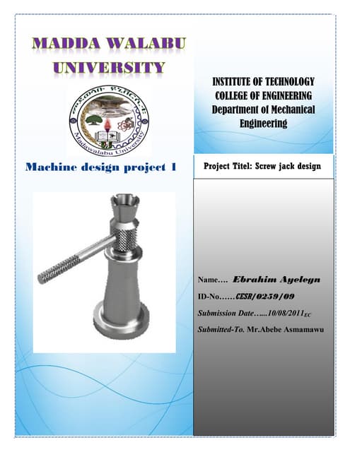 Hidraulic jack | PPT