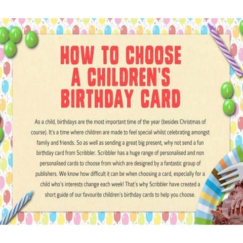Scribbler Children's Cards | ODP