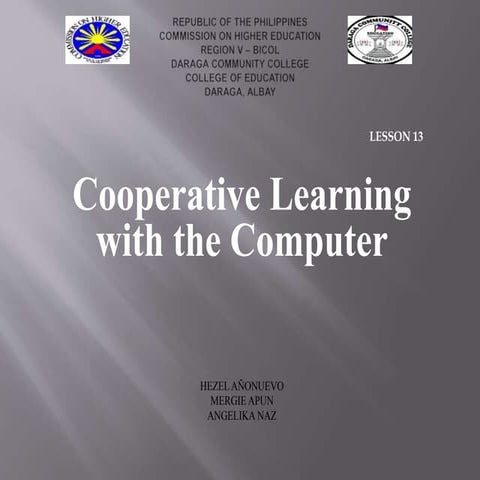 Cooperative Learning with the Computer | PPT