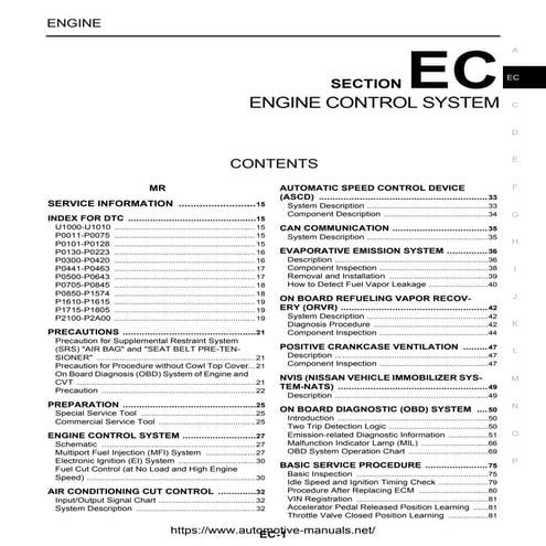 Engine Control System Diagnosis Guide | PDF