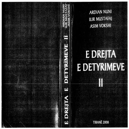 E Drejta e Detyrimeve II | PDF