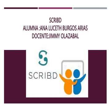 Scribd que es, para que sirve y otras cosas mas | PPTX