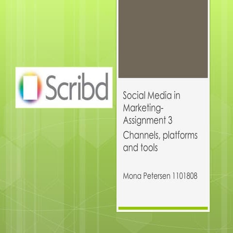 Scribd, mona petersen | PPTX