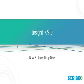 Scribe Insight 04 Insight 790 Ppt 