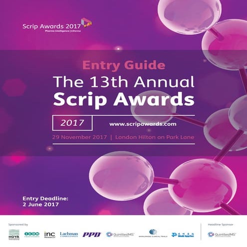 Scrip Awards 2017 Entry Guide | PDF