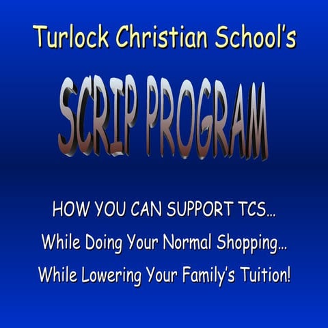 Scrip Program | PPT | Free Download